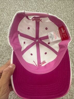 Puma | Accessories | Puma White Cap With Pink Ombre Brim | Poshmark